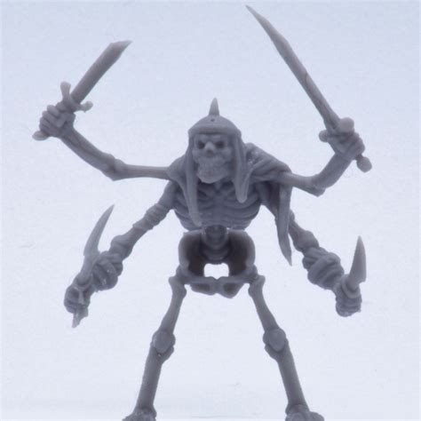 3d Printable 4 Armed Skeleton By Monster Atlas