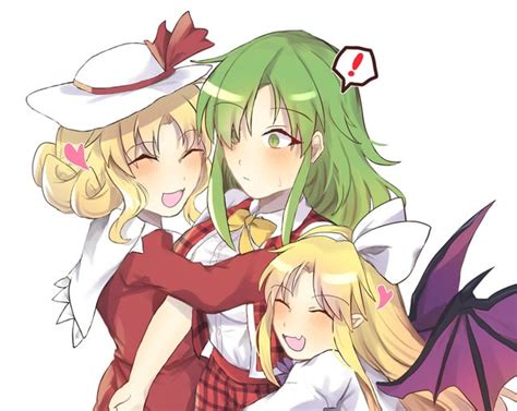 Forehead Kiss Reimu X Marisa Rtouhouyuri