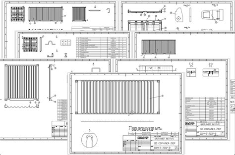 Iso Container Drawing