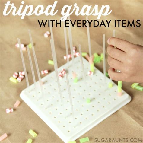 Work On Tripod Grasp And Pencil Grasp With Everyday Items Fine
