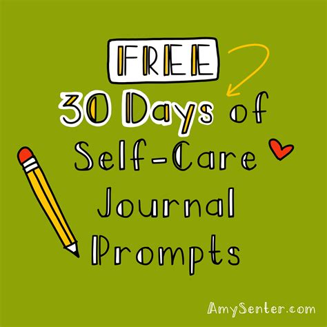 30 Free Printable Self Care Journal Prompts