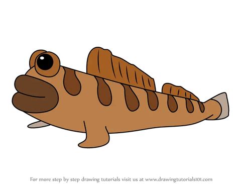 How To Draw Mudskippers From Octonauts Octonauts Step By Step