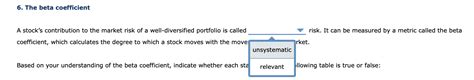 Solved Ch Assignment Risk And Rates Of Return Back To Chegg