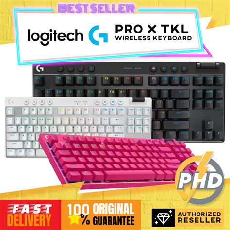 Logitech G Pro X Tkl Lightspeed Wireless Gaming Keyboard Ultra Portable Tenkeyless Design