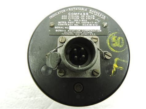Compass Magnesyn Remote Indicating Bendix 10078 1t Us Navy F7f