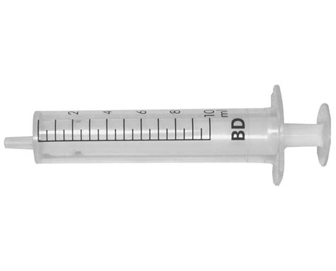 Bd 10ml Syringe With Eccentric Tip Without Needle Fisher Scientific