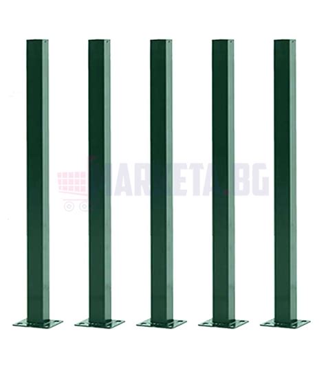 Маркета бг Колче за Метални оградни пана Зелени Мрежи и огради Мрежи и огради Колче за