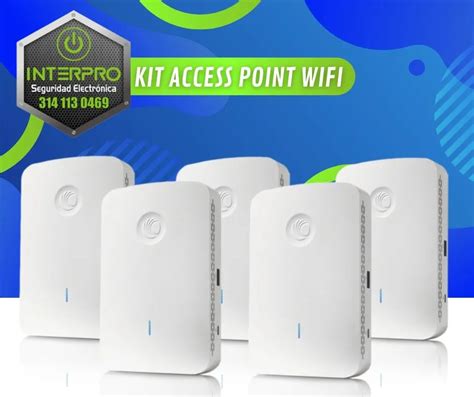 🔻kit Access Point Wifi Interpro Tecnología Segura
