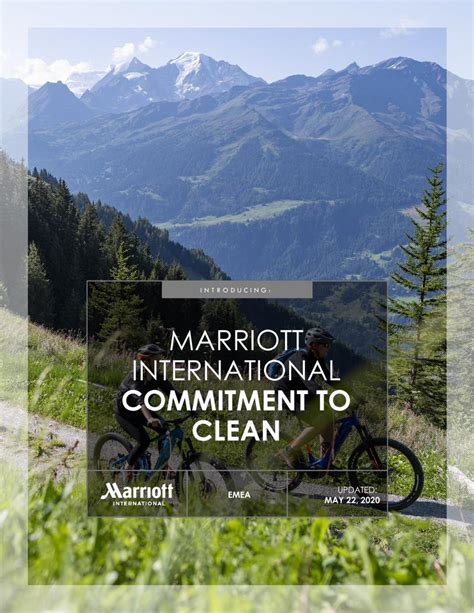 Pdf Marriott International Commitment To Clean Dokumentips