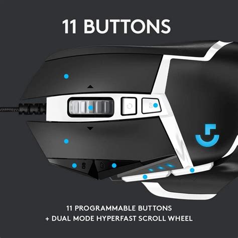 Logitech G502 Se Hero High Performance Rgb Gaming Mouse With 11