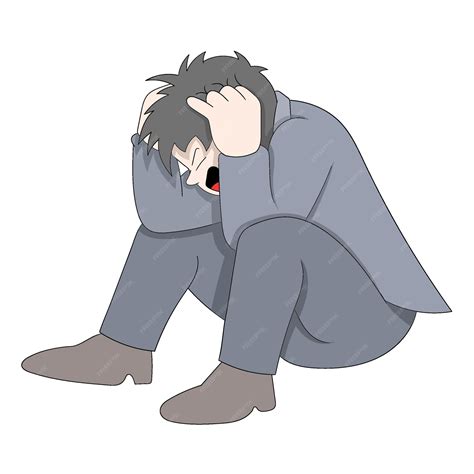 Premium Vector Business Man Is Feeling The Pressure Of Feeling