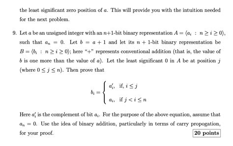 Solved The Least Significant Zero Position Of A This Will