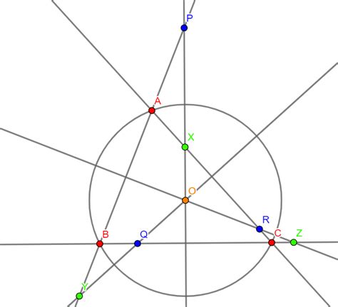 Geometry The Centers Of The Circles Passing Through The Vertices Of 3 Triangles Lie On The