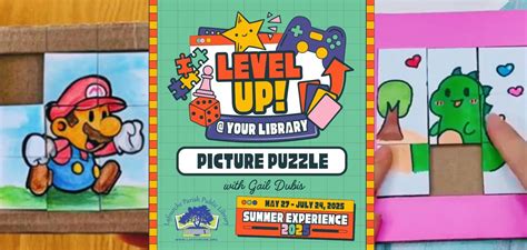 Summer Experience 2025 Picture Puzzle With Gail Dubis For Ages 6 11 Choctaw Branch 1887