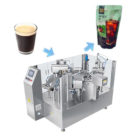 유지 자동 도이팩 액체 충전 씰링 머신 주스 음료 미리 만들어진 파우치 포장기 Buy Doypack Packing Machine Liquid Packaging