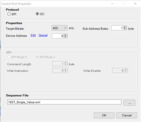 Master Control Port Runtime Sequential Write Dynamic Value Qanda