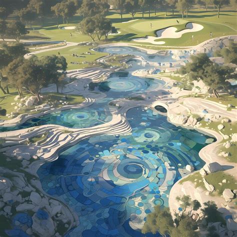 Premium Photo Golf Paradise Amidst Natures Artistry