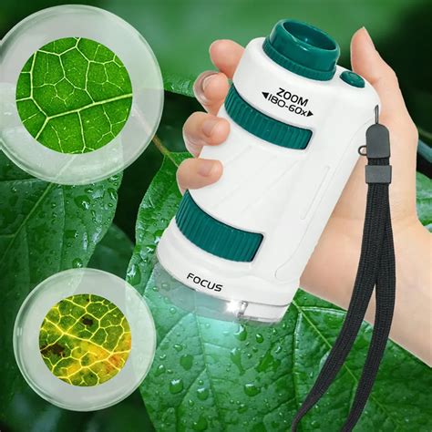Handheld Microscope Science Experiment Set Camping Gear Camping