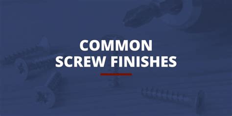 Different Screw Head And Drive Types All Points Fasteners