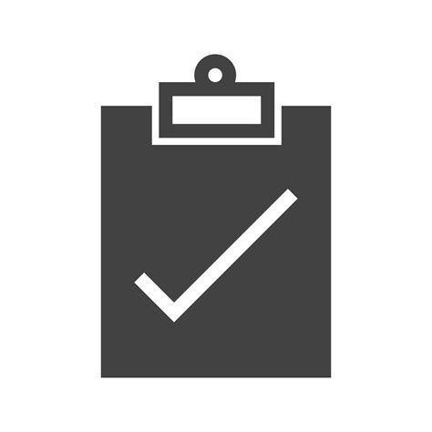 Assignment Turned Glyph Black Icon 8303339 Vector Art At Vecteezy