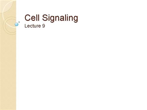 Cell Signaling Lecture 9 Jakstat Pathway The Jakstat