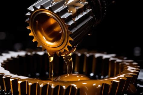 Premium Ai Image Unveiling The Fluid Dynamics A Macro View Of Gear