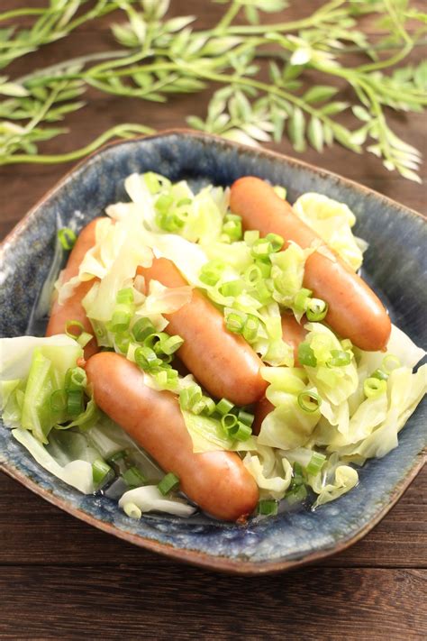 簡単！シャウエッセンとキャベツの白だし煮 By だんどり亭 【クックパッド】 簡単おいしいみんなのレシピが396万品