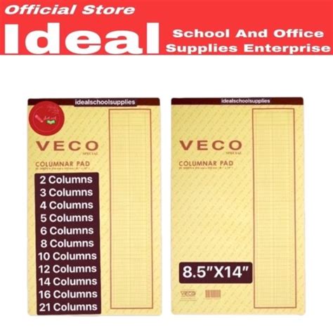 Veco Accounting Columnar Pad Lazada PH