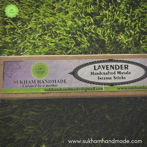 Lavender Incense Sticks Sukham Handmade
