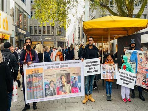 Baloch National Movement Stages Protest In Germany Over Human Rights
