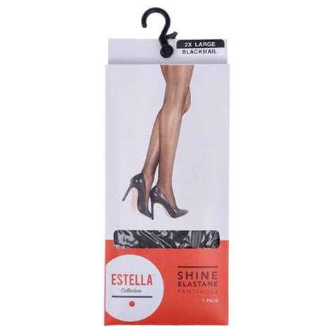 Estella Extra Extra Large Blackmail Shine Pantyhose Pantyhose