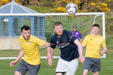 Pictures Iain Lunan Treble Helps Hopeman To Moray Welfare Football