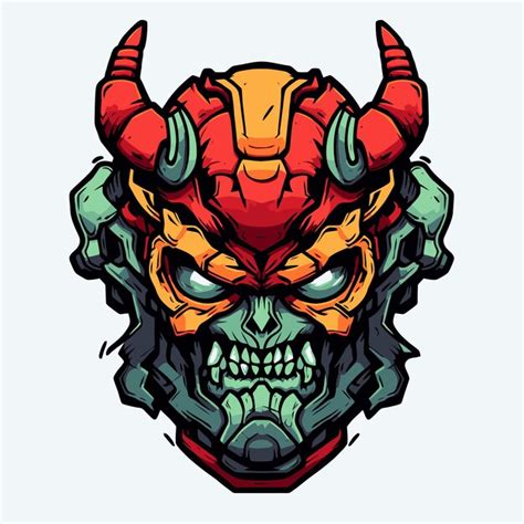 Premium Vector Darkness Robot Monster