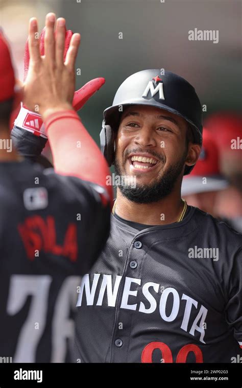 Sarasota FL USA Minnesota Twins Right Fielder Emmanuel Rodriguez 90