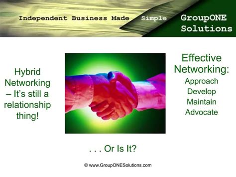 networking works ppt