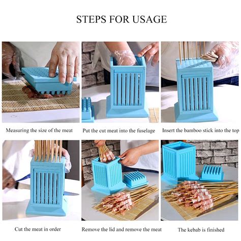 Bbq Grill Shish Kebab Maker Box Barbecue Grill Roa Vicedeal