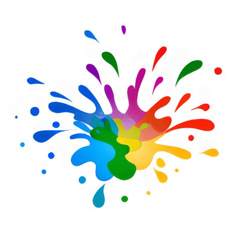 Rainbow Splash Graphic · Creative Fabrica