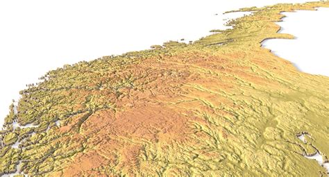 🇳🇴 Norway Topographic Map 3d Model For 3d Printing And Cnc Carving・ 3d