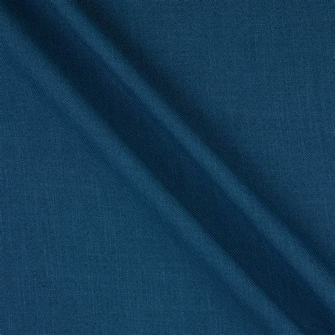 110 Eroica Avila Faux Linen Cobalt Lightweight Linen Fabric Home