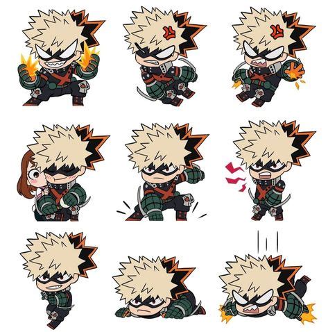 Bakugo Chibi🥰 En 2025 Illustrations Animées Dessin Chibi Dessins D