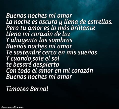 Poemas De Buenas Noches Amor