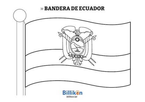 Bandera De Ecuador Para Colorear Billiken Pdf