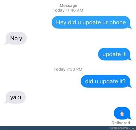 Strange Text Messages 11 19 Strange Beaver