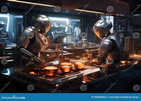 Futuristic Kitchen With Organic Shapes Royalty Free Stock Image 277920568