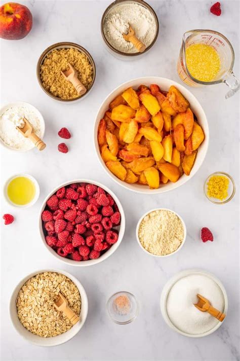 Peach Raspberry Crumble A Classic Twist