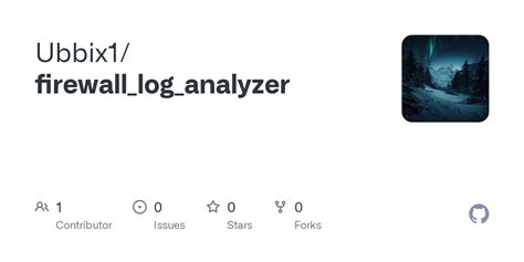 Github Ubbix1firewallloganalyzer