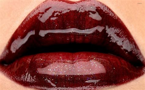 Glossy Red Lips Wallpaper Photography Wallpapers 53944