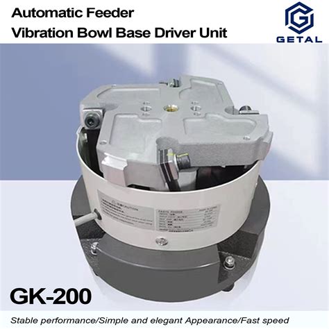 Automatic Feeder Vibration Bowl Driver Unit Gk 200 Automatic Feeder