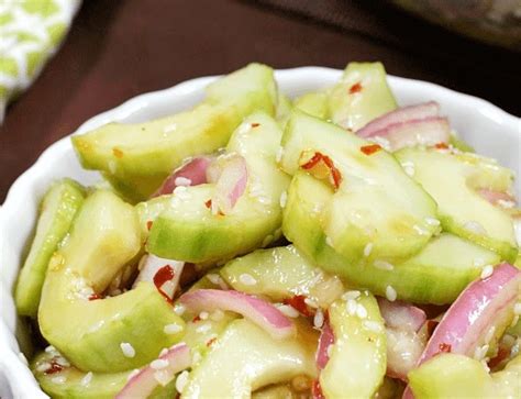 My Diabetic Food Asian Cucumber Salad