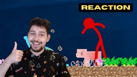 Animation Vs Minecraft Shorts Ep 4 Reaction Youtube